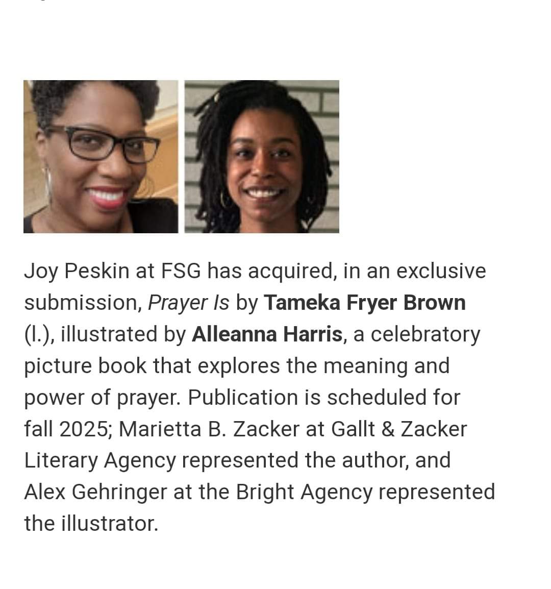 New Stuff – Tameka Fryer Brown